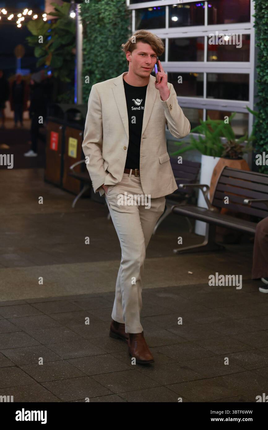 Sam Fricker attends the Sydney premiere of Fantastic Four, First Steps ...
