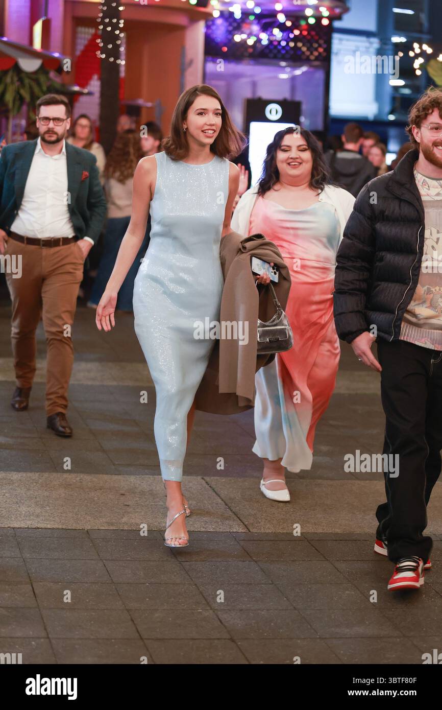 Lucia Field attends the Sydney premiere of Fantastic Four, First Steps ...