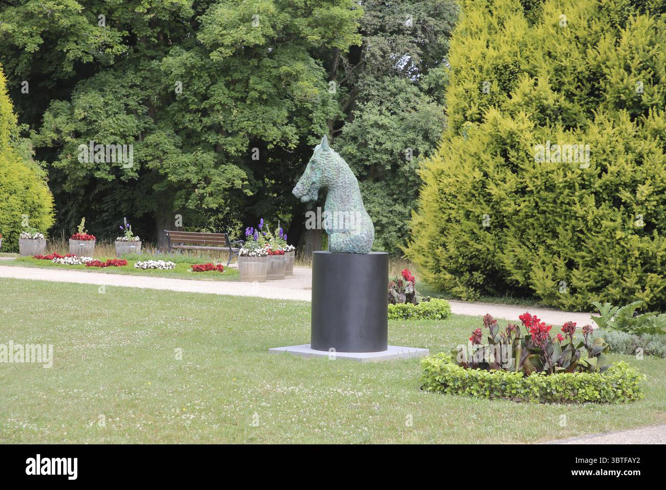 Sculpture Moondog by Thomas Schuette 2024, Blickachsen 14, Homage to ...