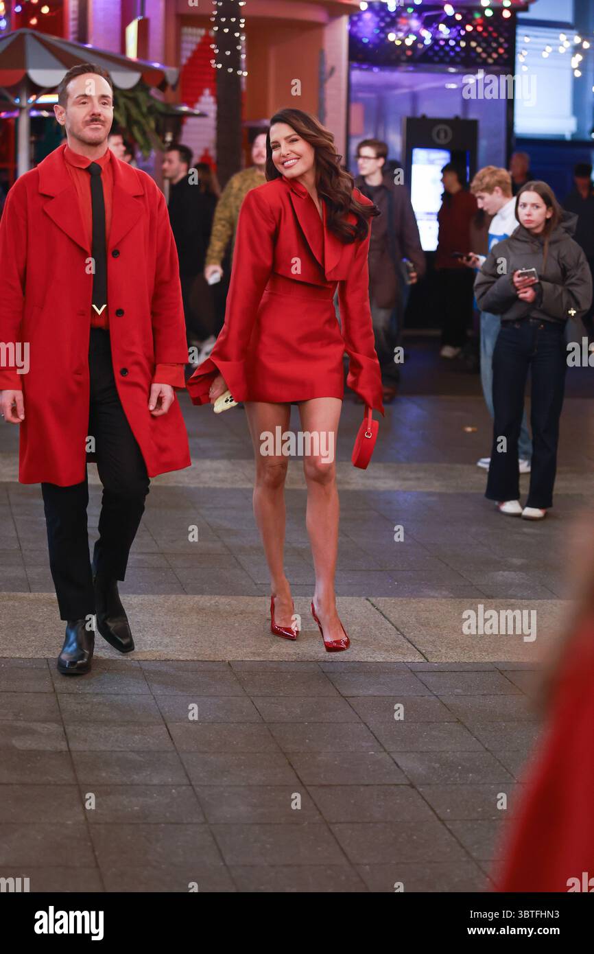 Donny Galella, Erin Holland attends the Sydney premiere of Fantastic ...