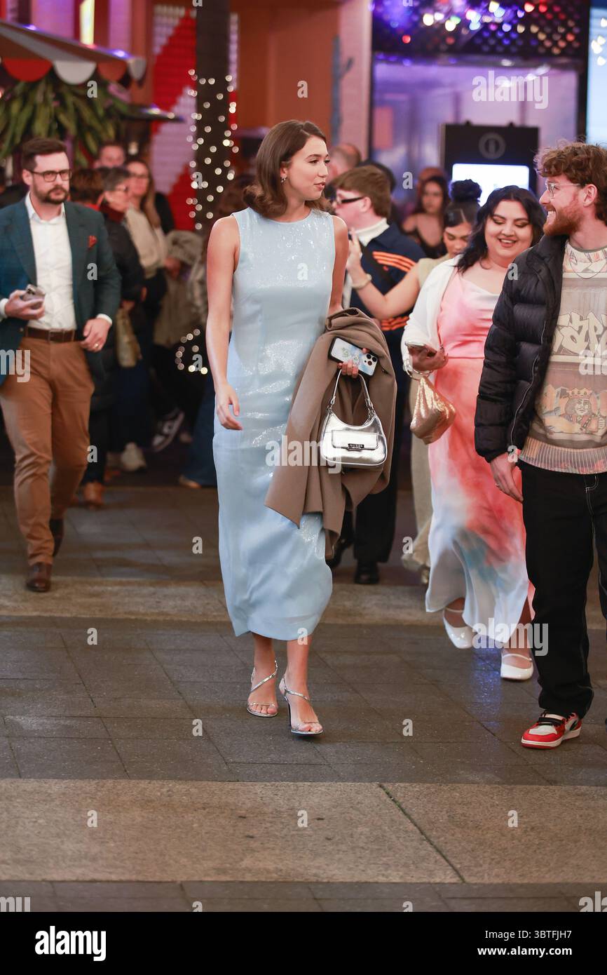 Lucia Field attends the Sydney premiere of Fantastic Four, First Steps ...