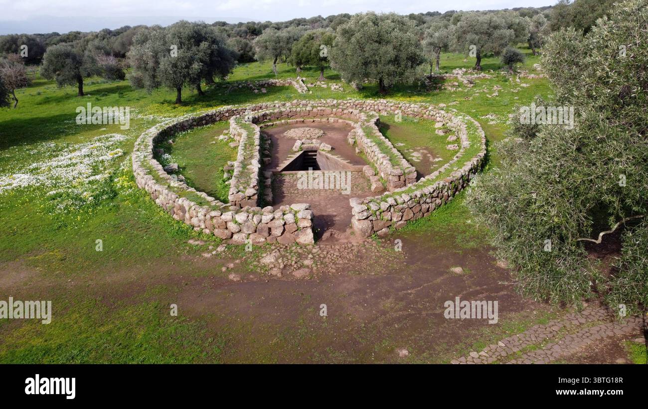 Italy, Sardinia, Oristano, Paulilatino - Sanctuary of Santa Cristina ...