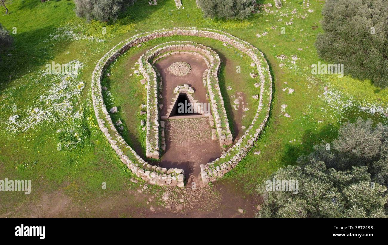 Italy, Sardinia, Oristano, Paulilatino - Sanctuary of Santa Cristina ...