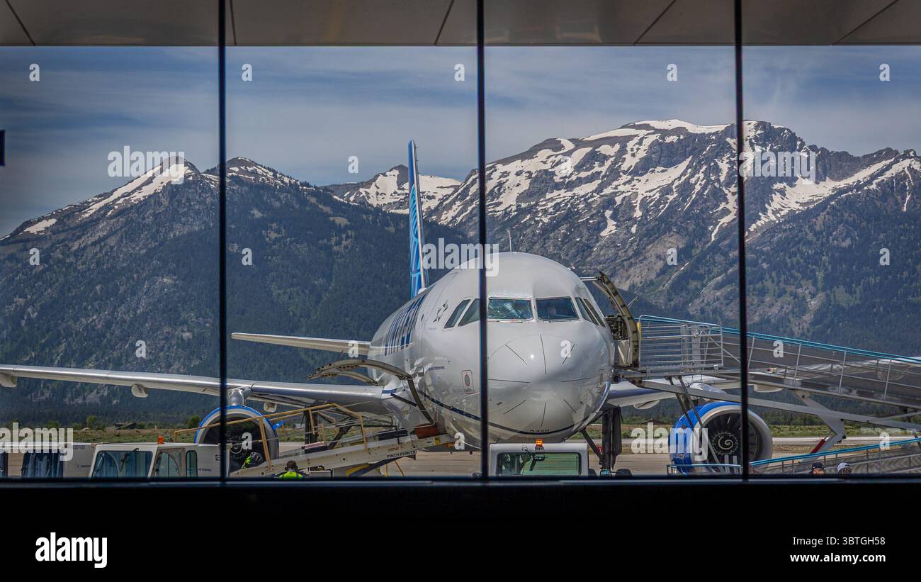 Wyoming airport map hi-res stock photography and images - Alamy