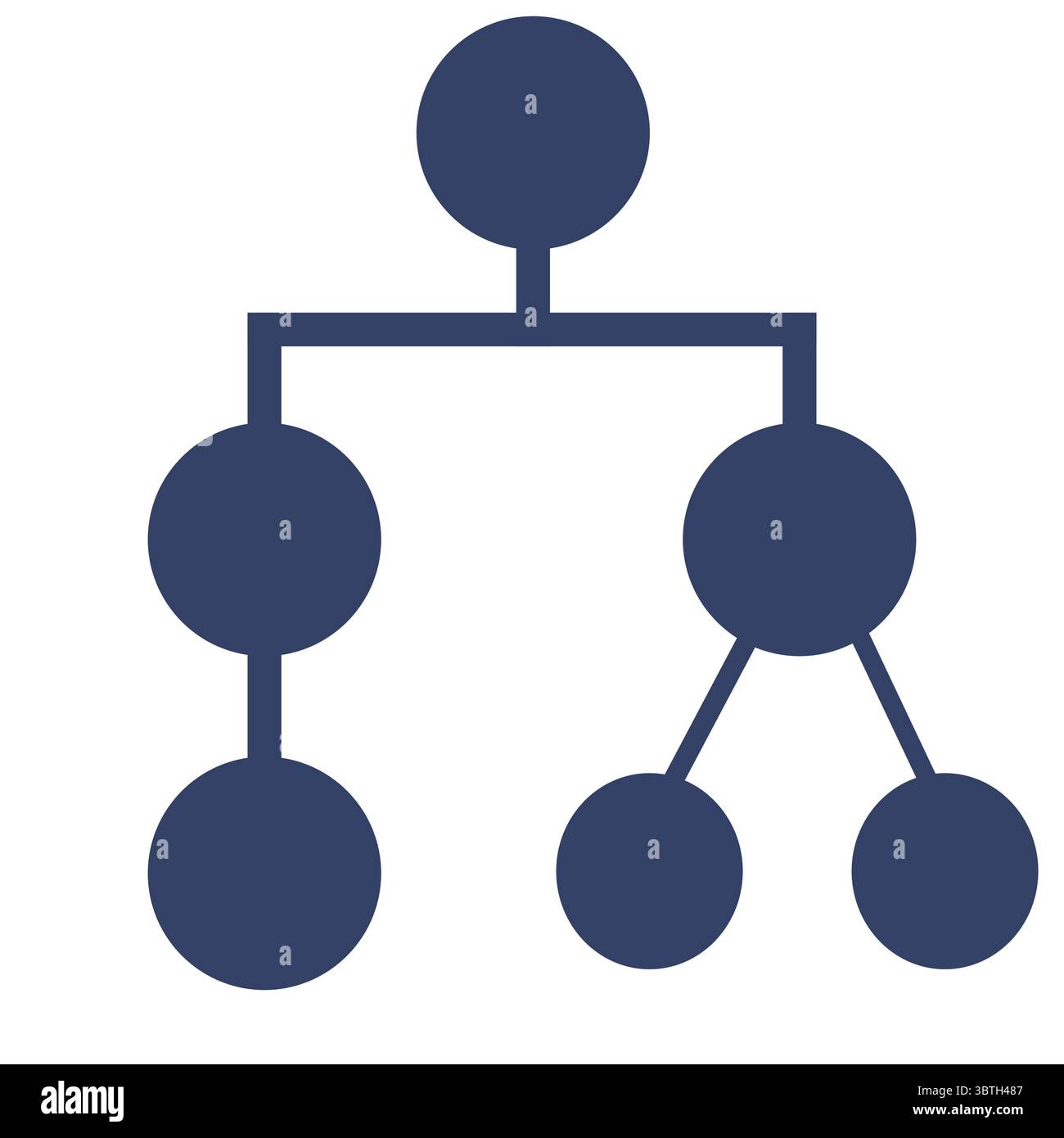 Diagram organizational hierarchical system Stock Vector Images - Alamy