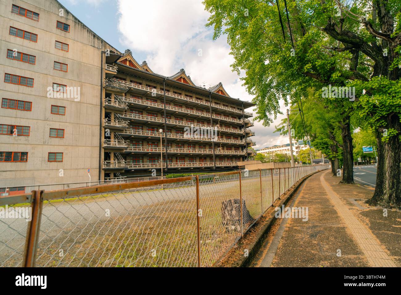 City Of Tenri, Nara, Japan - 2 may 2025 Tenrikyo Koriyama Grand Church ...