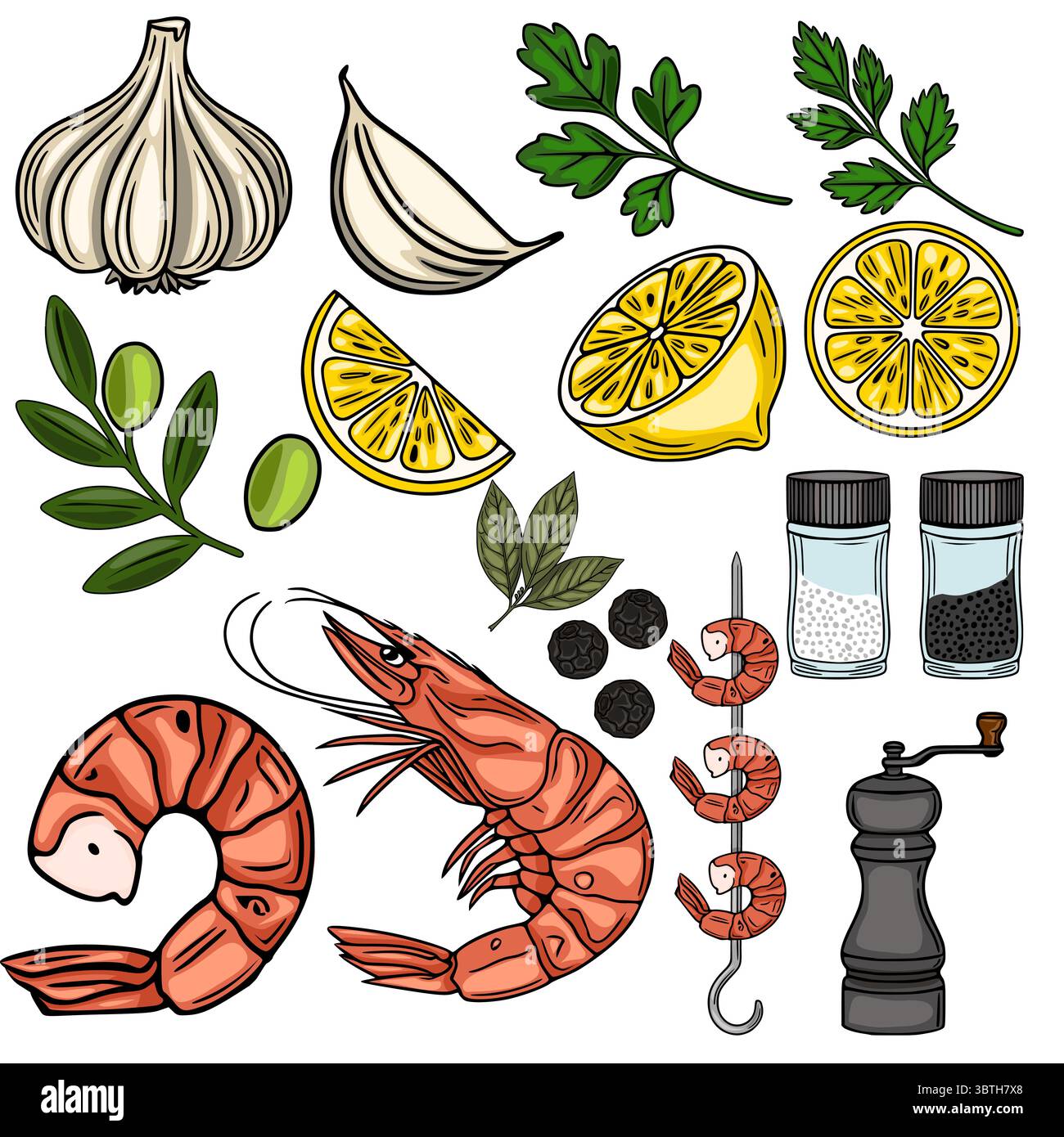 High resolution salt Stock Vector Images - Alamy