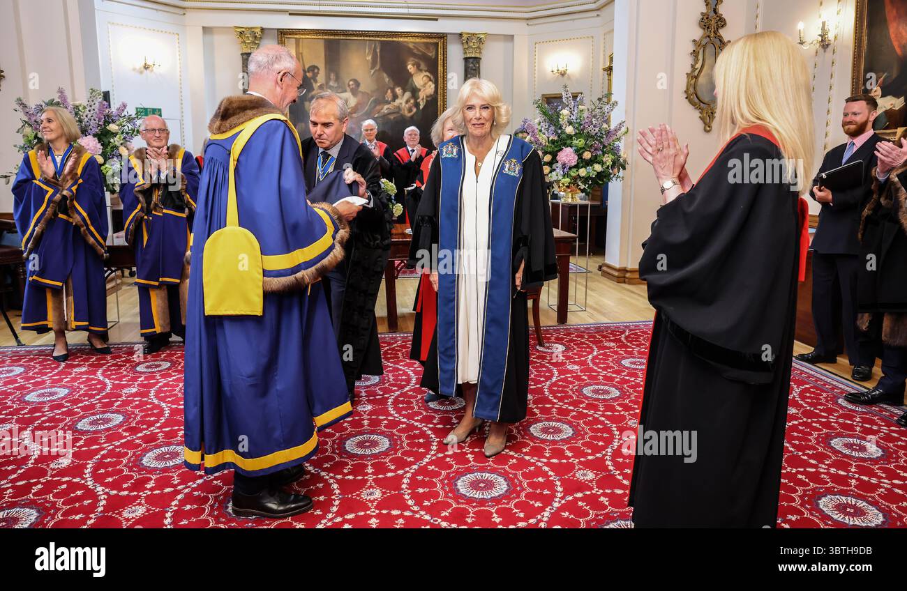Queen Camilla is installed as an Honorary Freeman and Liveryman of the ...