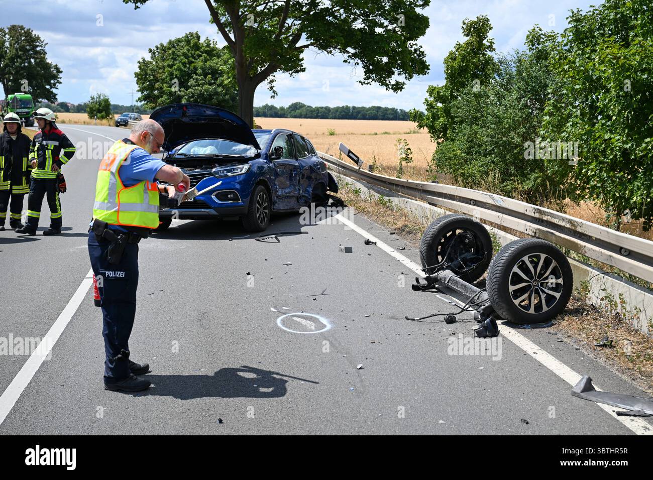 Beilrode - Achse bei schwerem Unfall herausgerissen Ein Verletzter bei ...