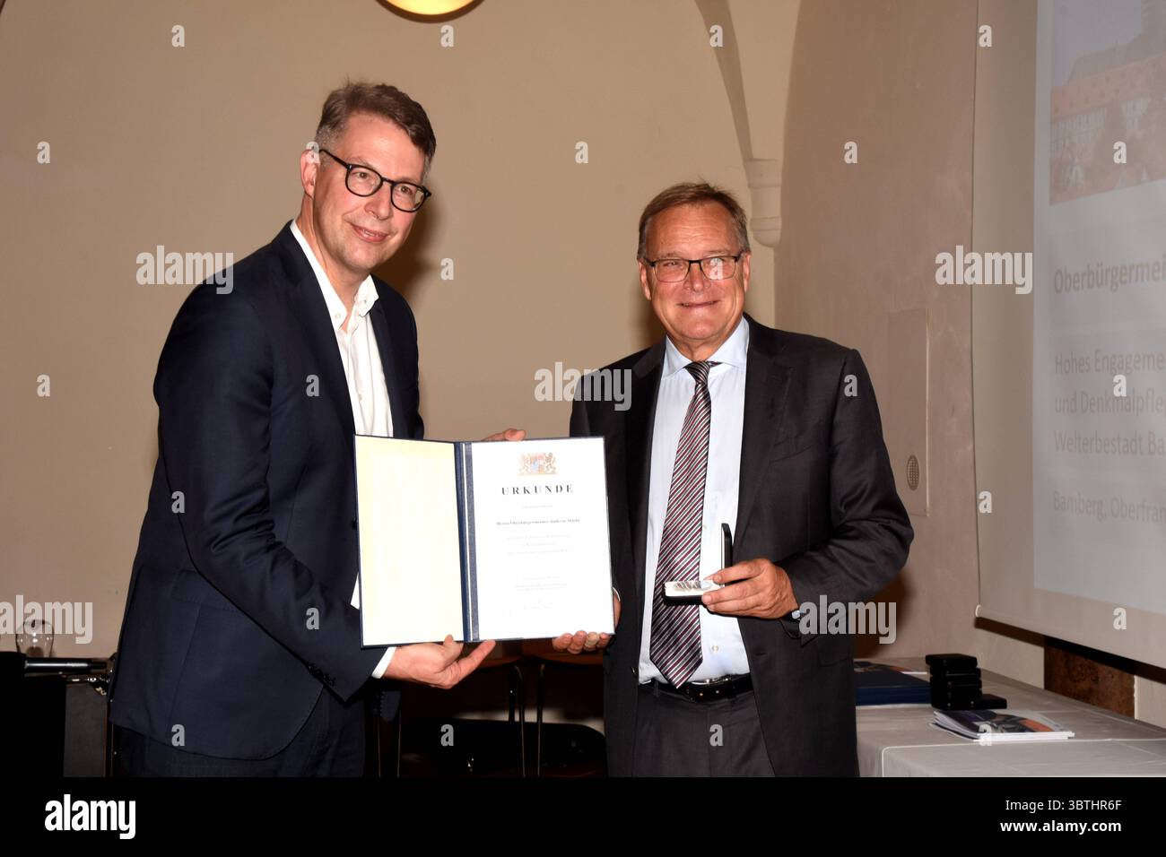 Markus Blume, Staatsminister fuer Wissenschaft und Kunst Preistraeger ...