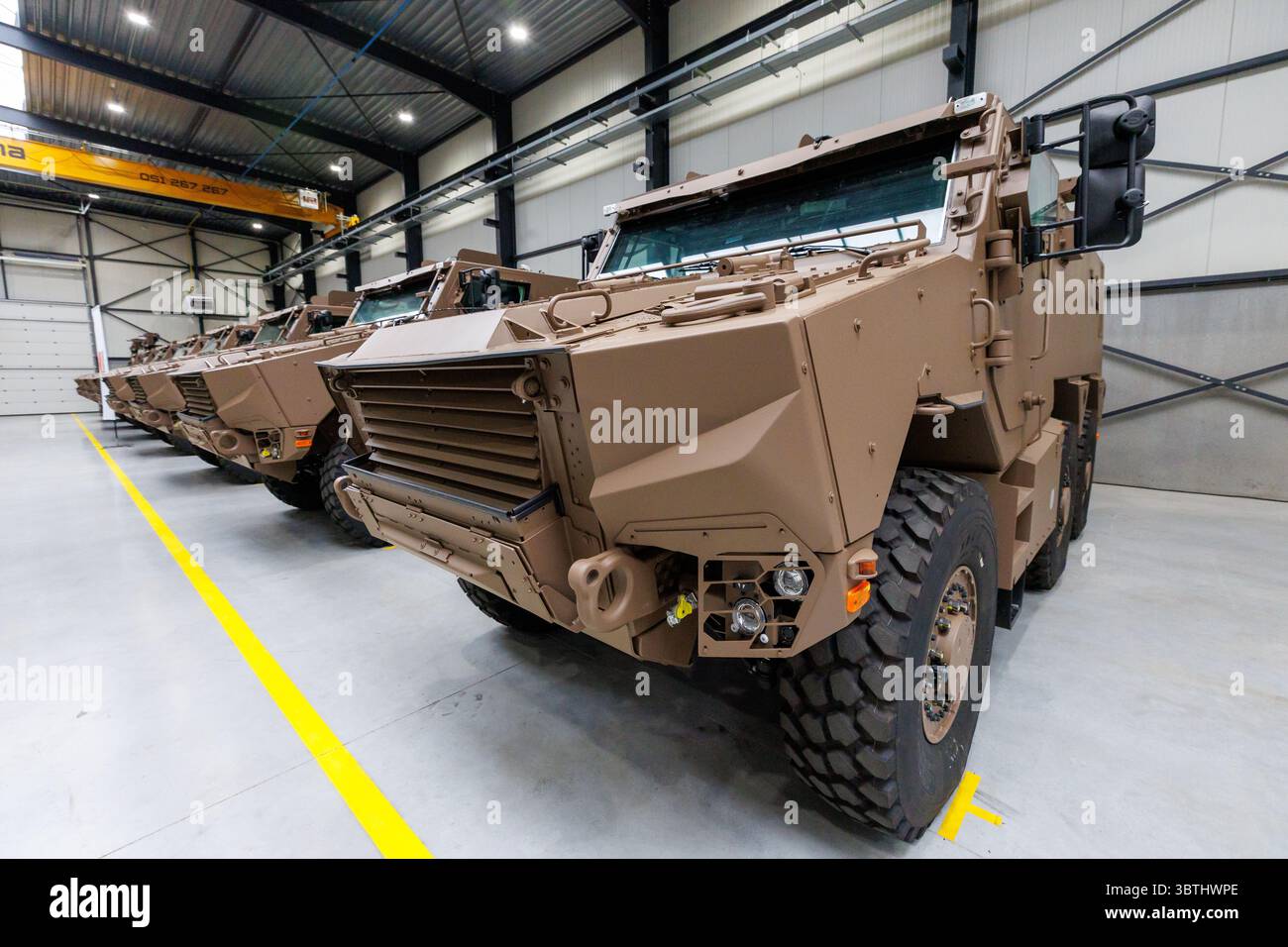 The first Griffons, multi-purpose armoured vehicles, assembled in ...