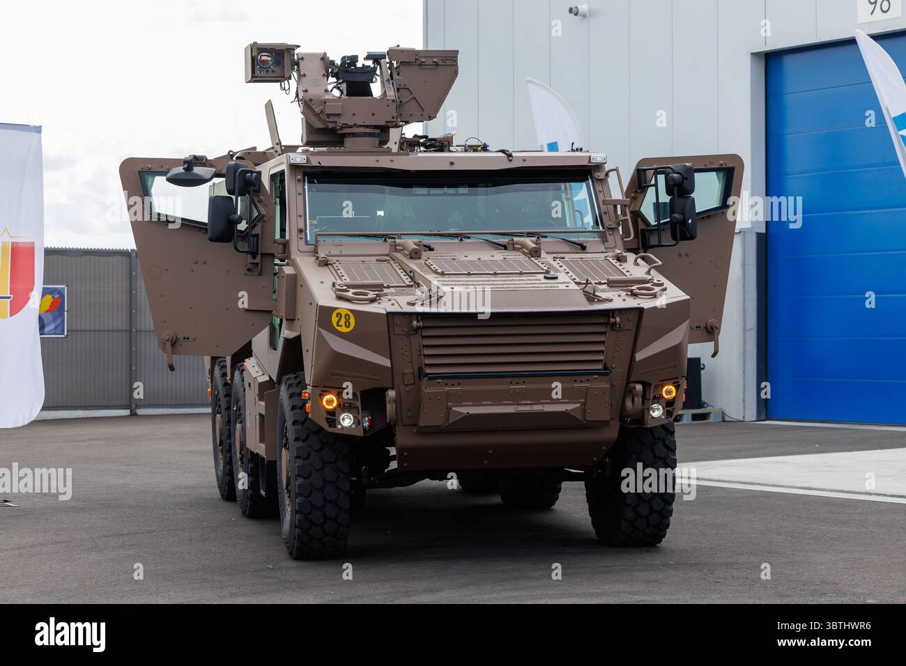 The first Griffons, multi-purpose armoured vehicles, assembled in ...