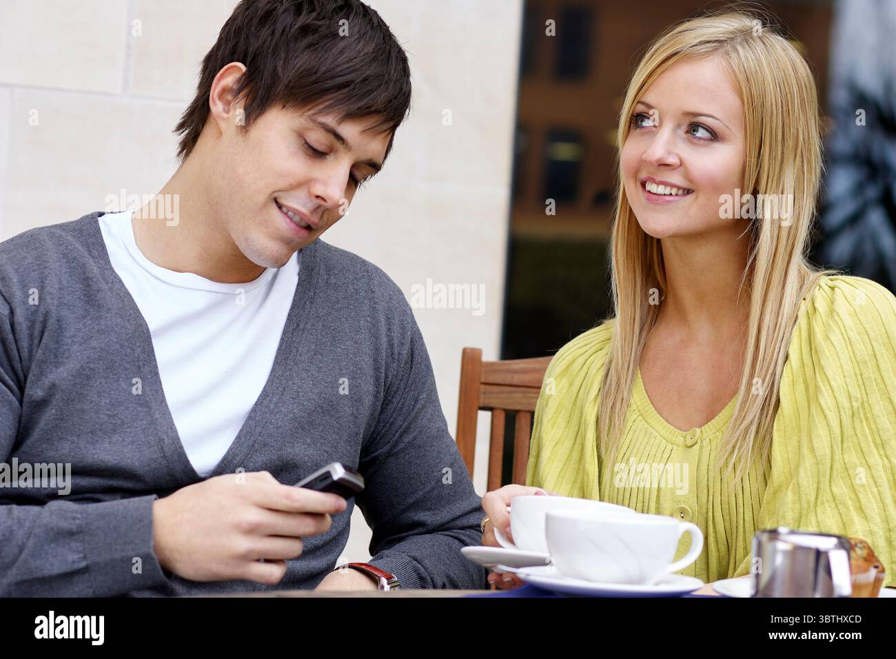 Male face drinking coffee hi-res stock photography and images - Alamy