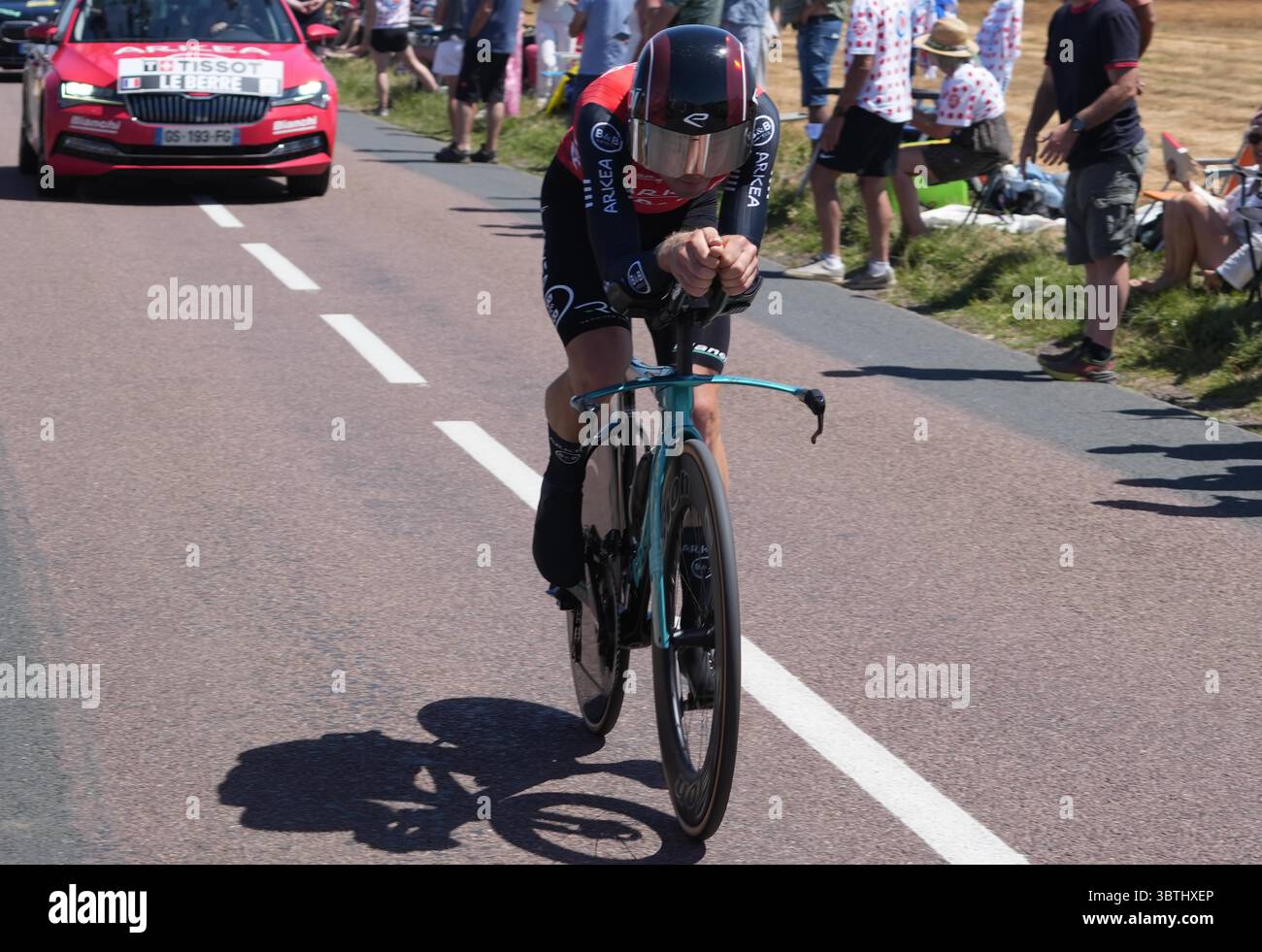 LE BERRE Mathis during the Tour de France 2025, UCI WorldTour cycling ...