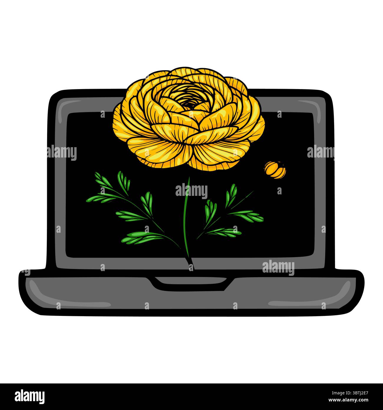 Contrast nature technology Stock Vector Images - Alamy