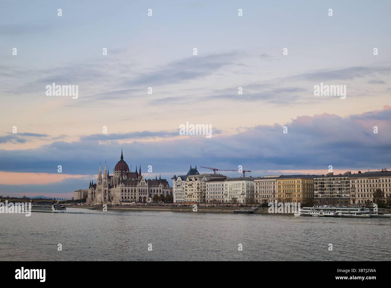 Beautiful sunrise over budapest from hi-res stock photography and ...