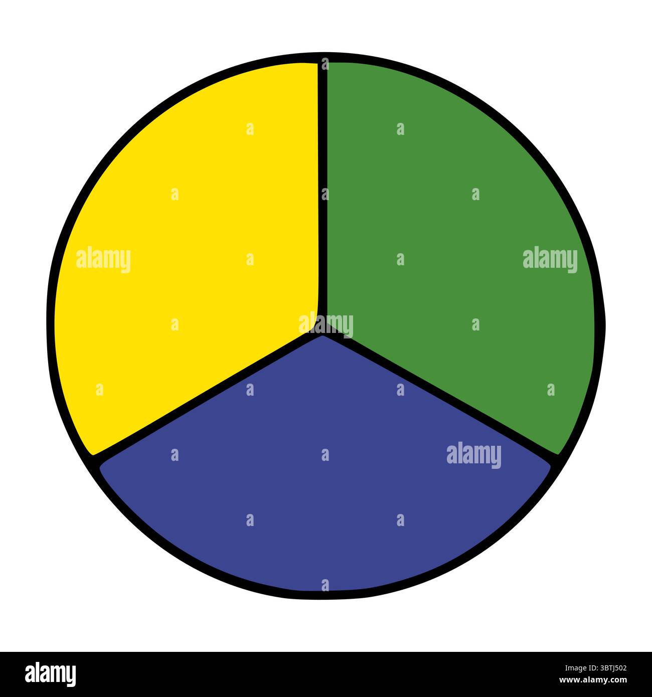 Abstract pie segments colorful Cut Out Stock Images & Pictures - Alamy