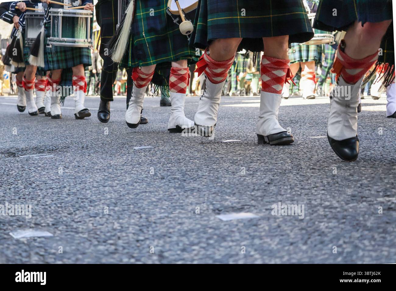 Aberdeen, Scotland 28th June 2025 Armed Forces Day: Marching Legs in ...