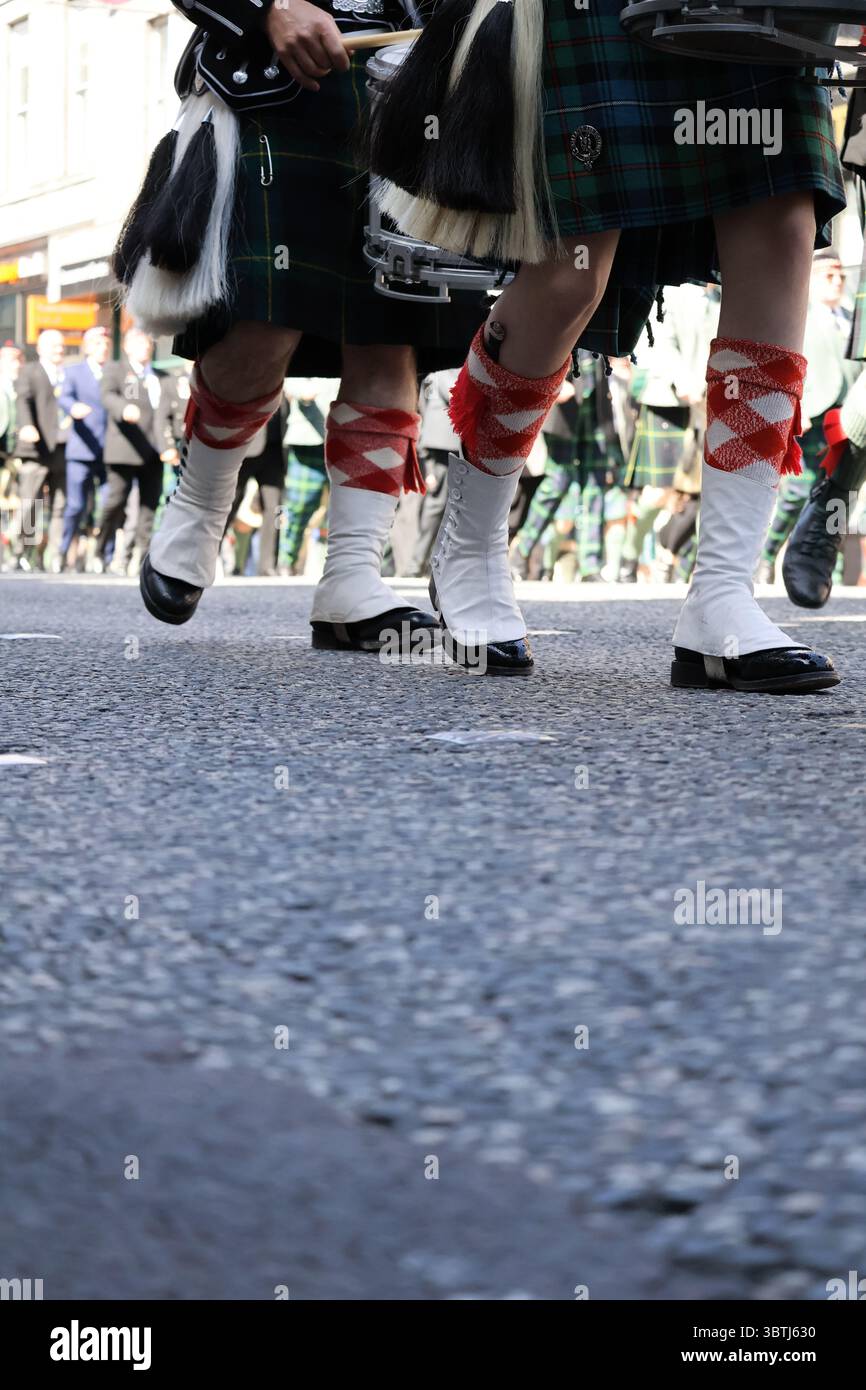 Aberdeen, Scotland 28th June 2025 Armed Forces Day: Marching Legs in ...