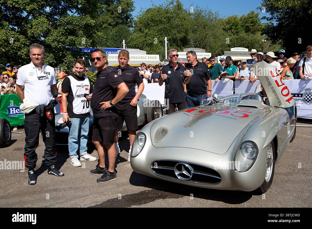 Mercedes Benz 300 SLR at The Festival of Speed at Goodwood House 11th ...