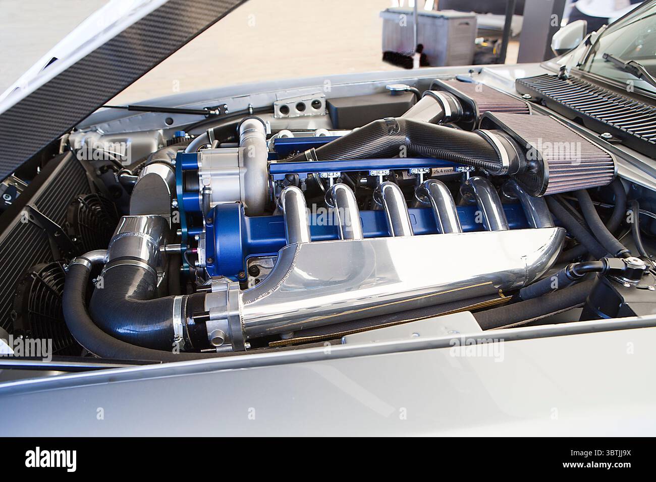 The 660 bhp Jaguar XJS 'Supercat', (Restomod), car at The Festival of ...