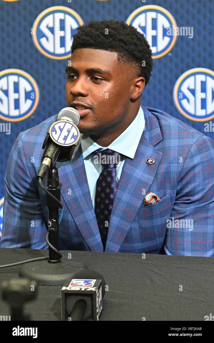 ATLANTA, GA - JULY 15: Georgia Bulldogs linebacker CJ Allen (3 ...