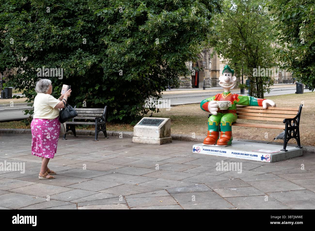 Bristol, UK. Gromit Unleashed 3 is a sculpture trail around the city ...