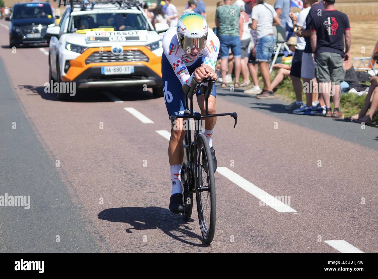 CRAS Steff during the Tour de France 2025, UCI WorldTour cycling event ...