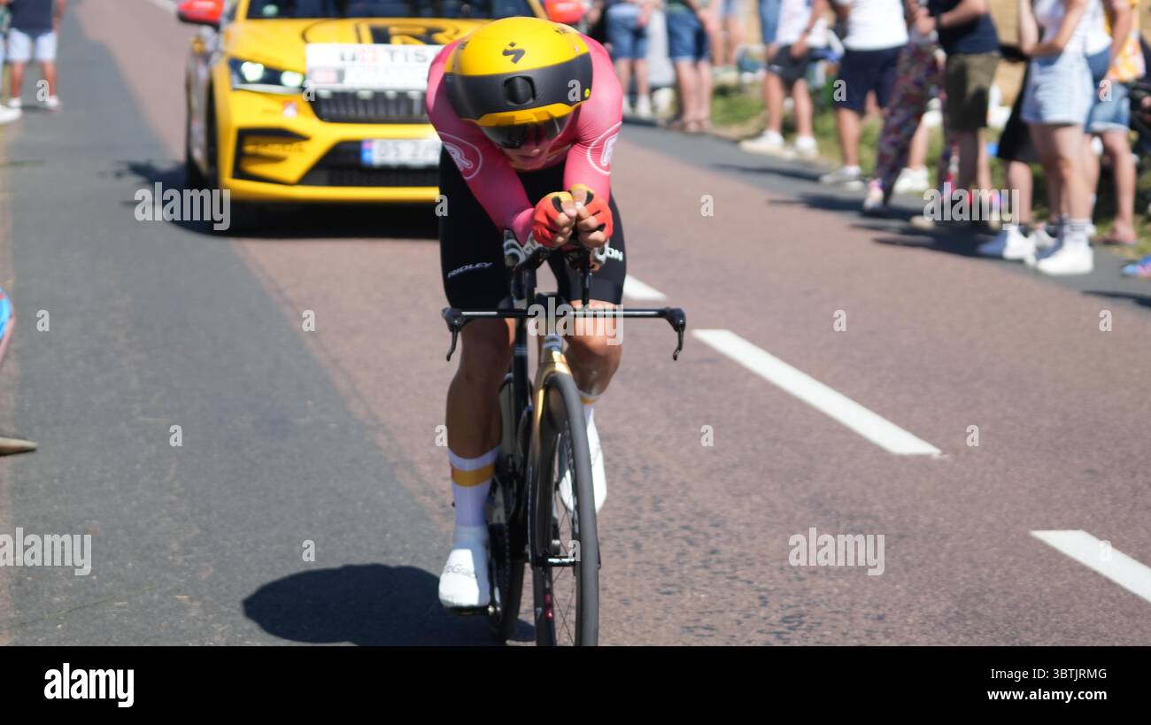 JOHANNESSEN Tobias Halland during the Tour de France 2025, UCI ...