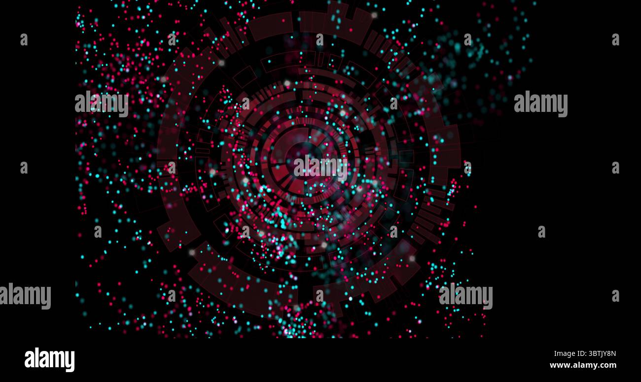 Animation rotating circular graphic floating hi-res stock photography ...