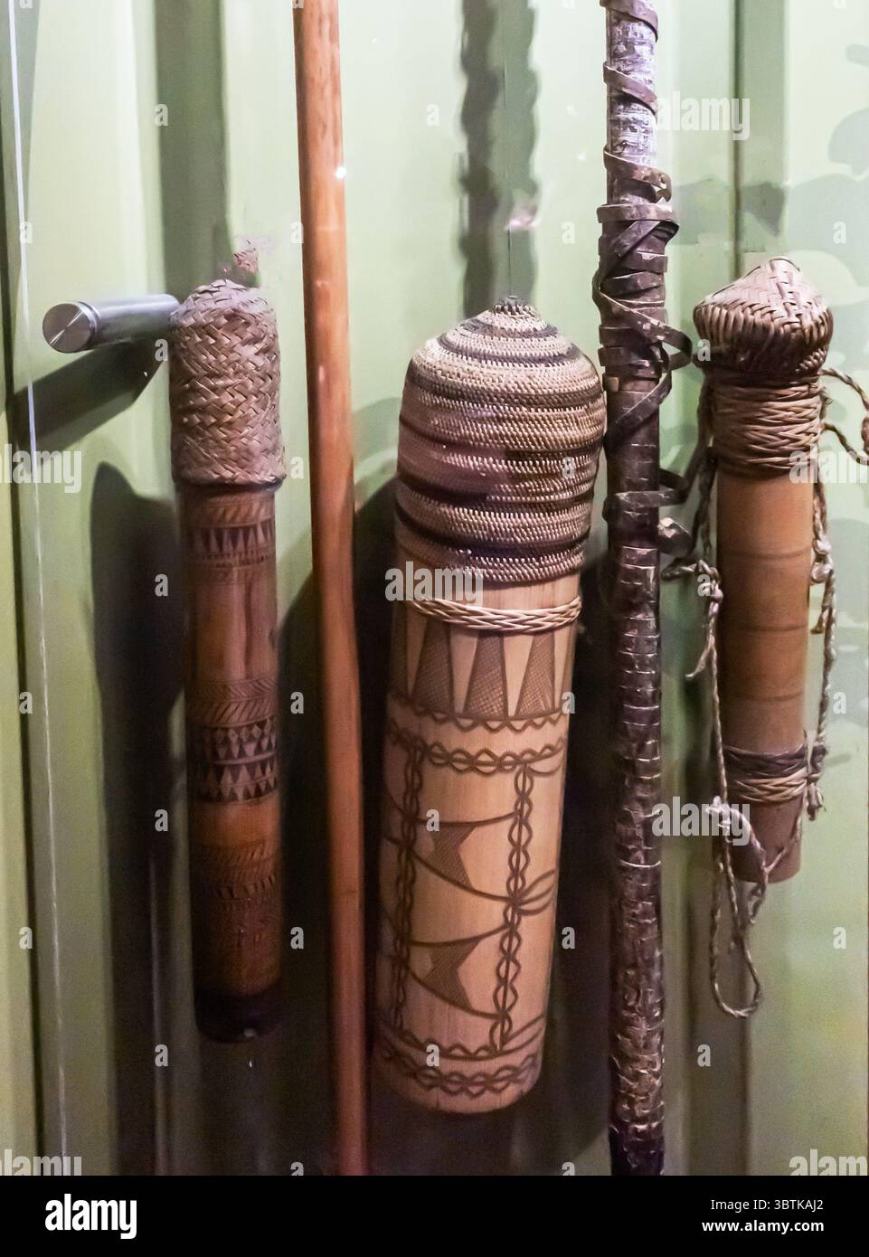 Dart containers, temlar and temuan tribes, Malaysia, 2000s Stock Photo ...