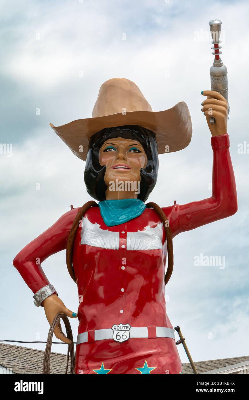 Tulsa, Oklahoma, USA - June 18th 2025 - The famous 'Stella Atom ...