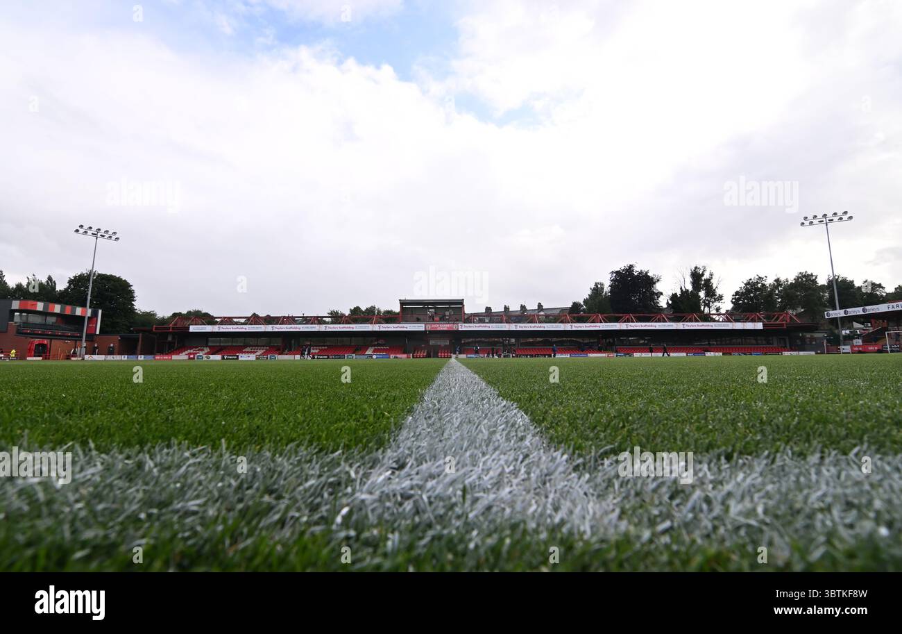 General view of the stadium before the pre-season friendly match at the ...