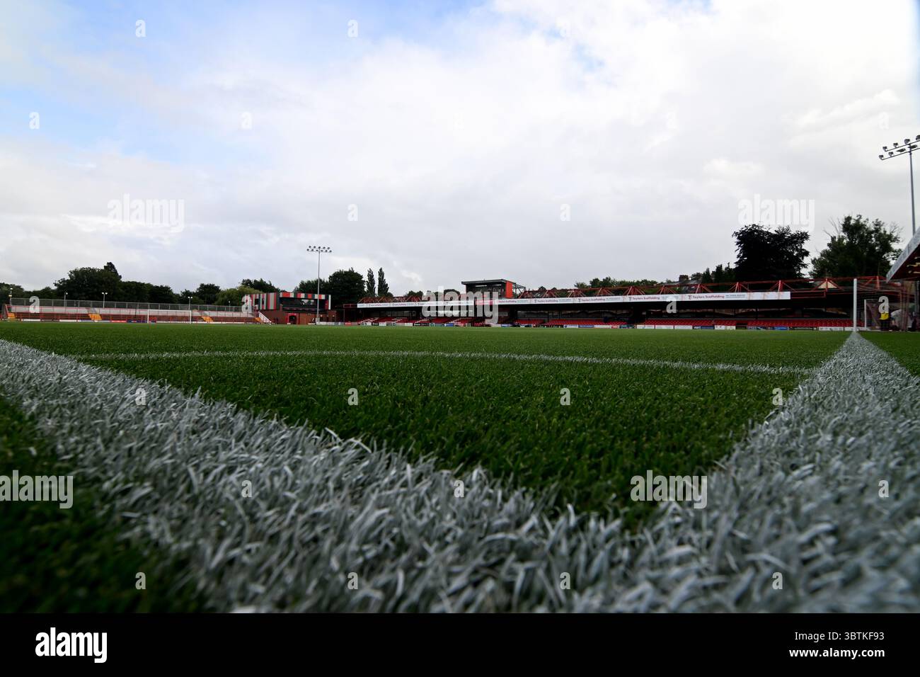 General view of the stadium before the pre-season friendly match at the ...