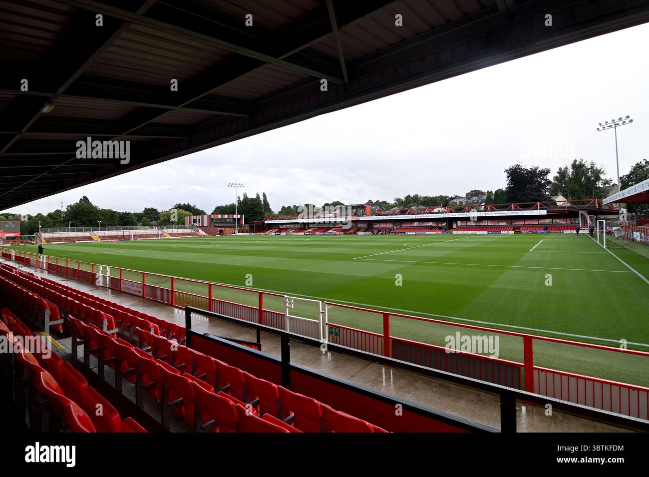 General view of the stadium before the pre-season friendly match at the ...