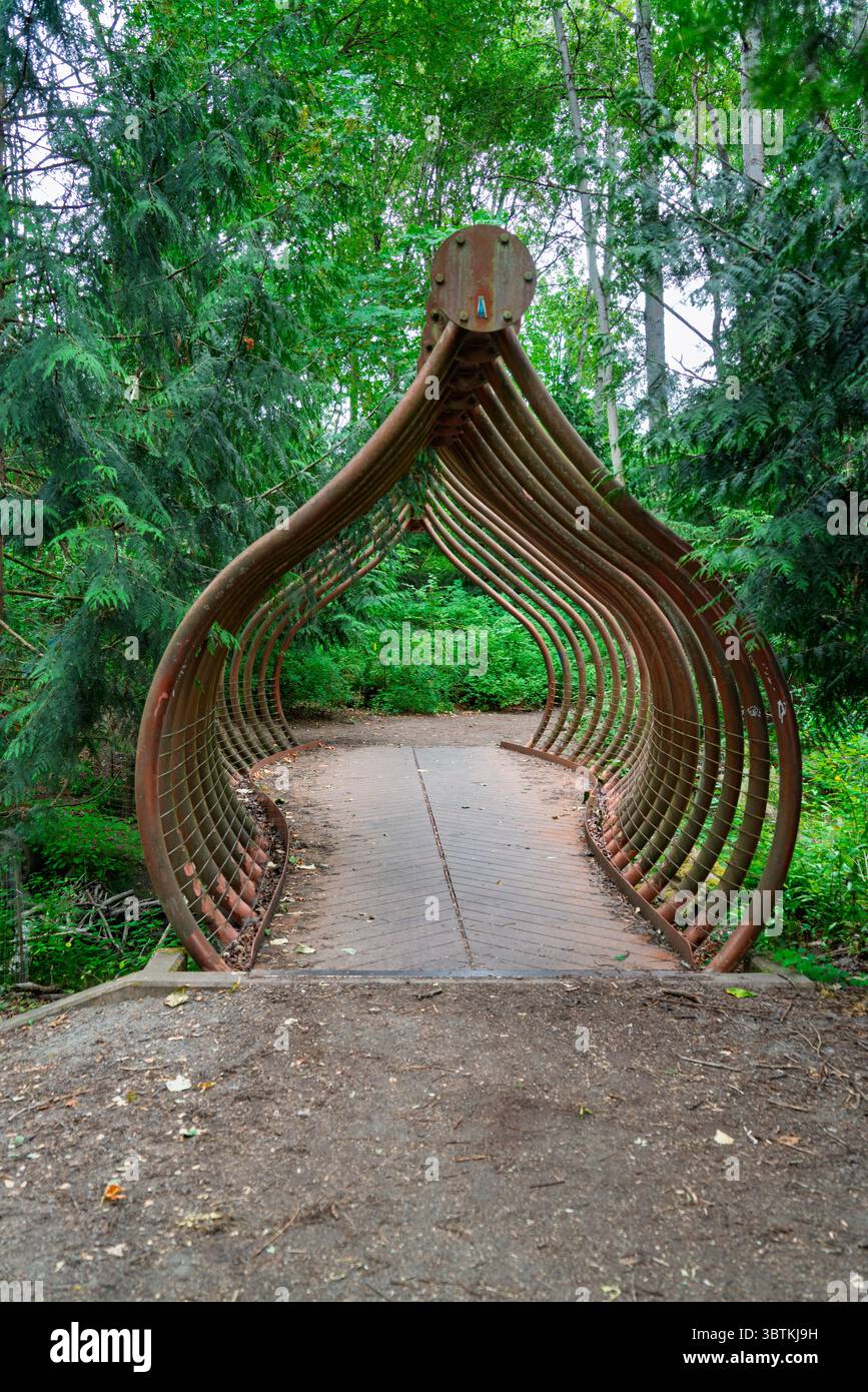 A view of Salmon Bone Bridge in Seattle, Washington Stock Photo - Alamy