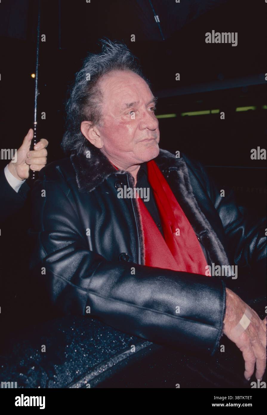 Johnny Cash in New York City on October 5, 2000. Photo Credit: Henry ...