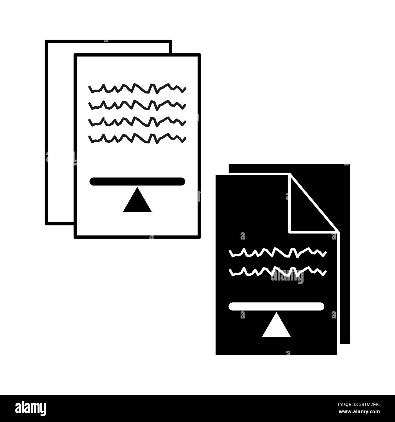 Document settings chart. Data analysis file. Growth graph vector. Paper ...