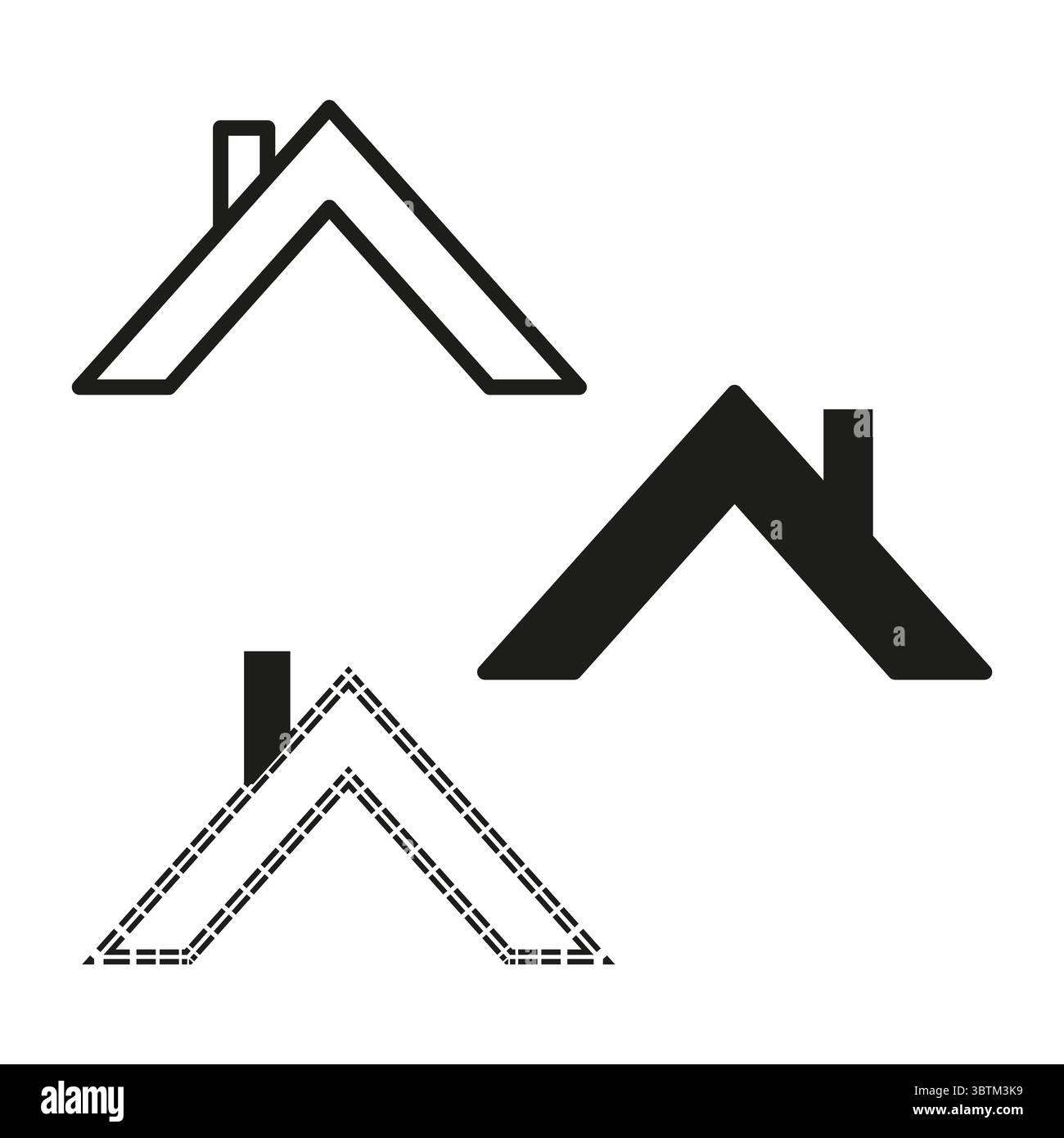 House roof icon. Building top symbol. Shelter Vector graphic ...