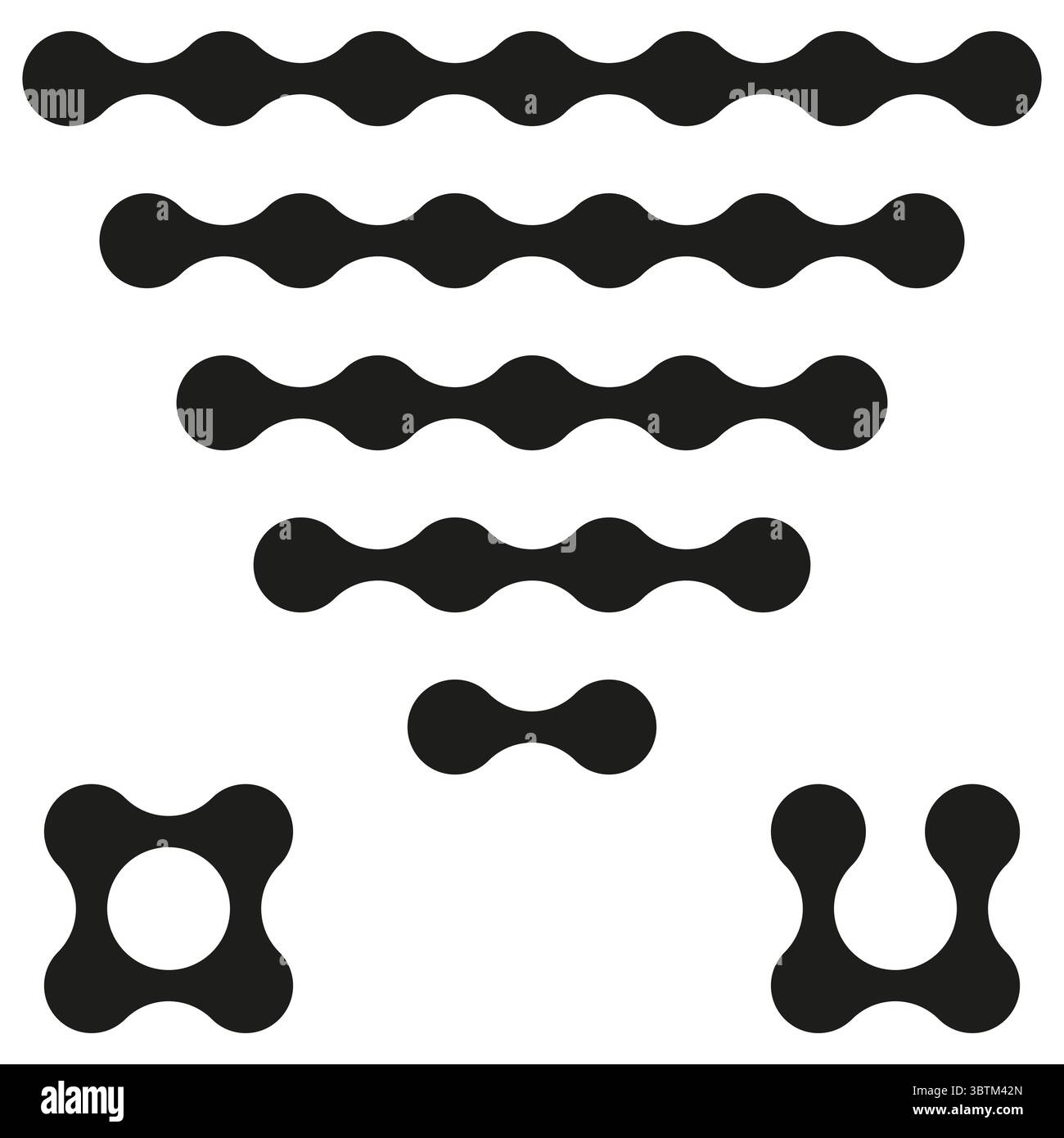 Background black liquid connected Cut Out Stock Images & Pictures - Alamy