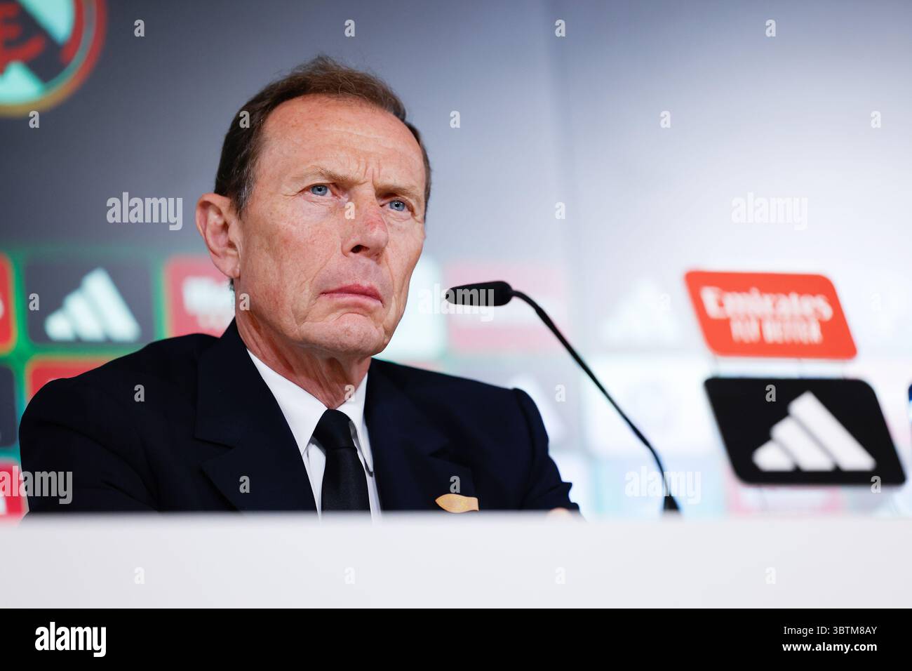 Emilio Butragueno during the presentation of Alvaro Carreras as new ...