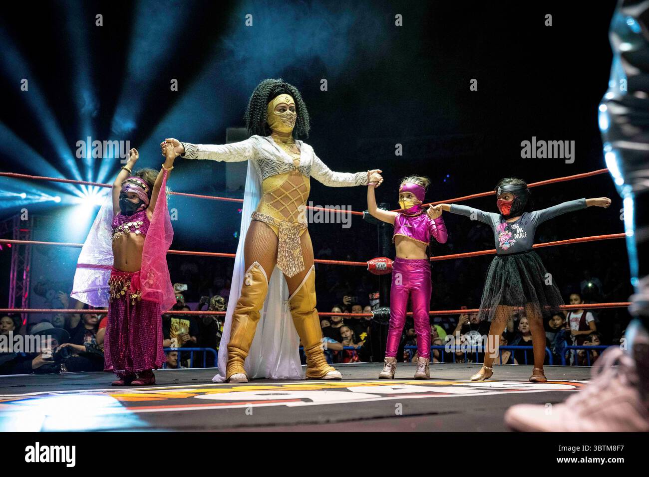 October 26, 2019, Tijuana, Mexico: Luchadora Lady Shani brings her ...