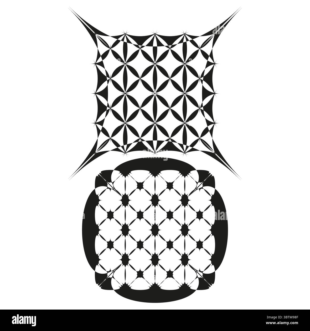 Intricate patterns intertwined shapes Cut Out Stock Images & Pictures ...