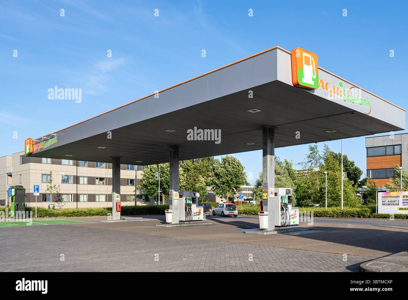 AgriSneltank gas station in Goes, Netherlands Stock Photo - Alamy