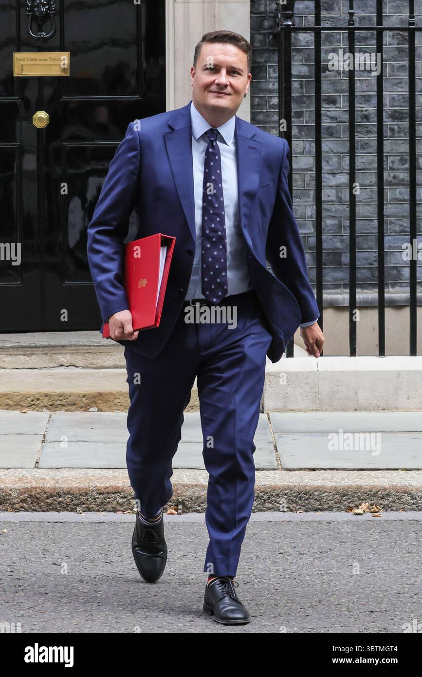 London, UK. 15th July, 2025. Wes Streeting, Health Secretary, MP Ilford ...