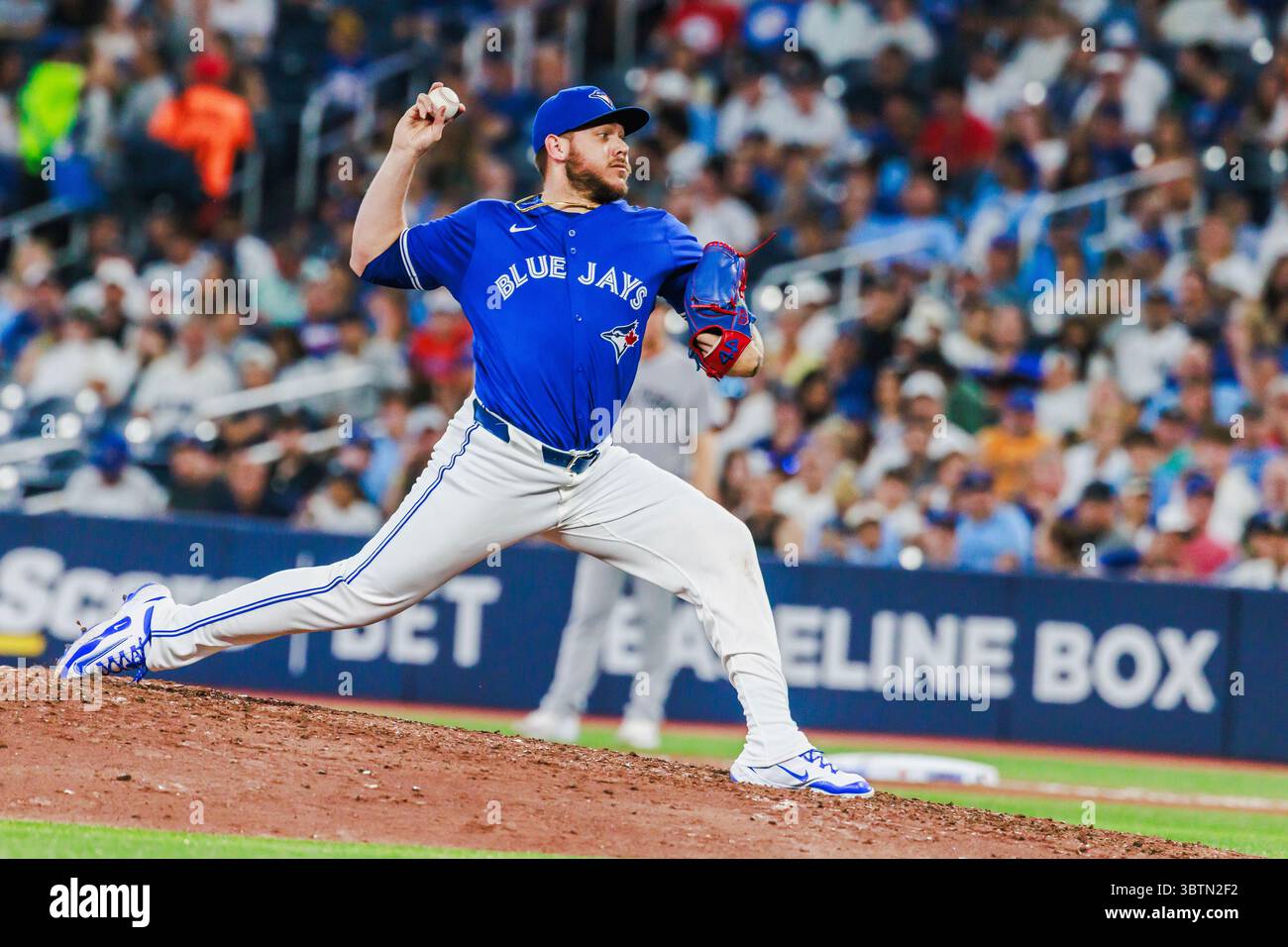 TORONTO, ON - JULY 02: Toronto Blue Jays pitcher Yariel Rodríguez (29 ...