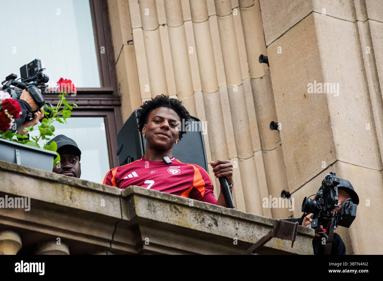 RIGA, LATVIA. 15th July 2025. American YouTuber IShowSpeed on Latvian ...