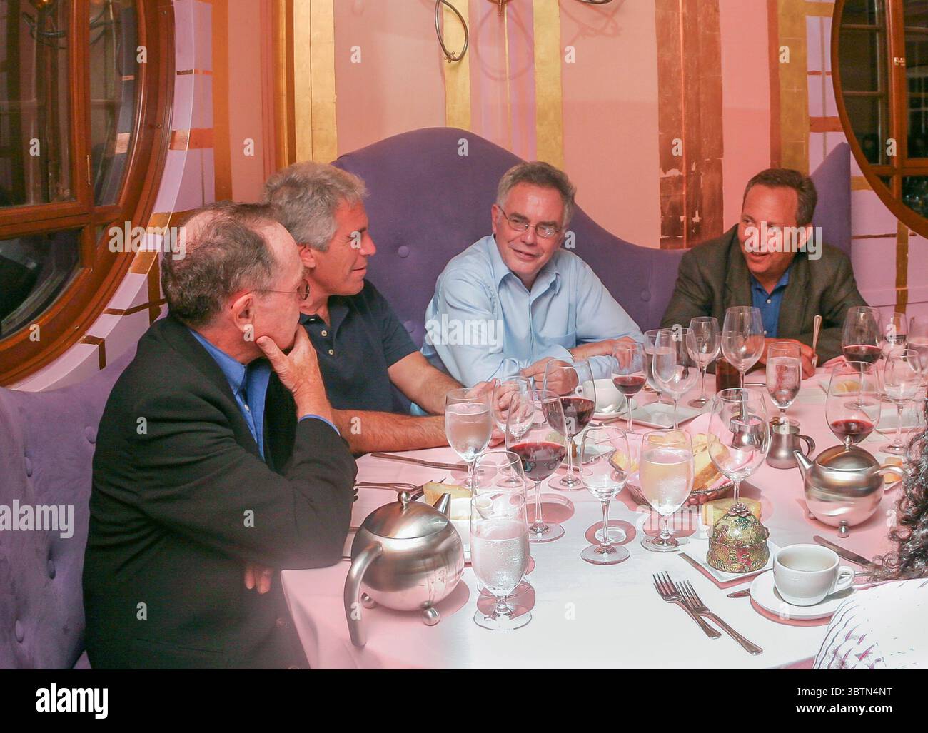 September 9, 2004 Cambridge, Massachusetts, USA Jeffrey Epstein at a ...