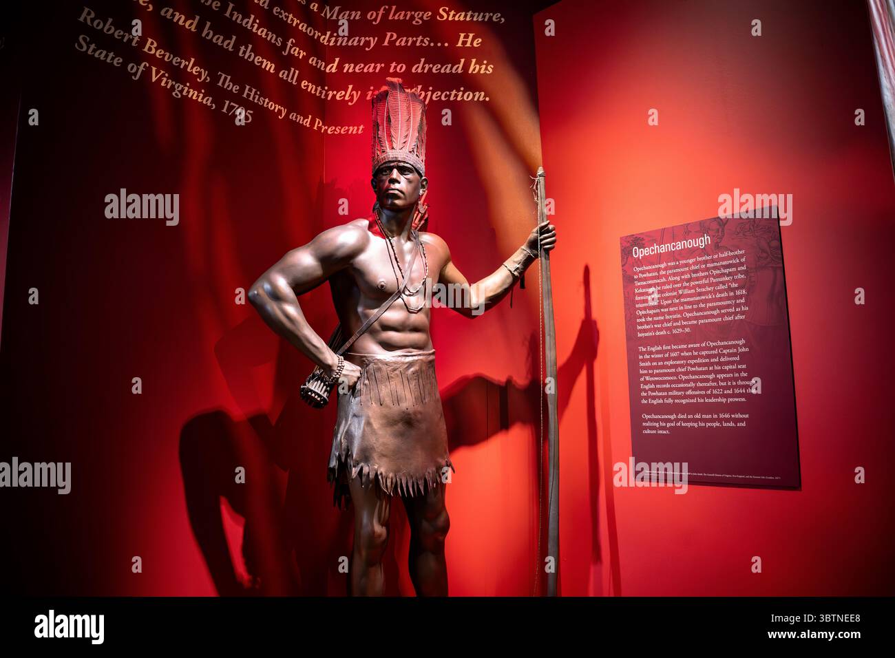 Powhatan war chief hi-res stock photography and images - Alamy