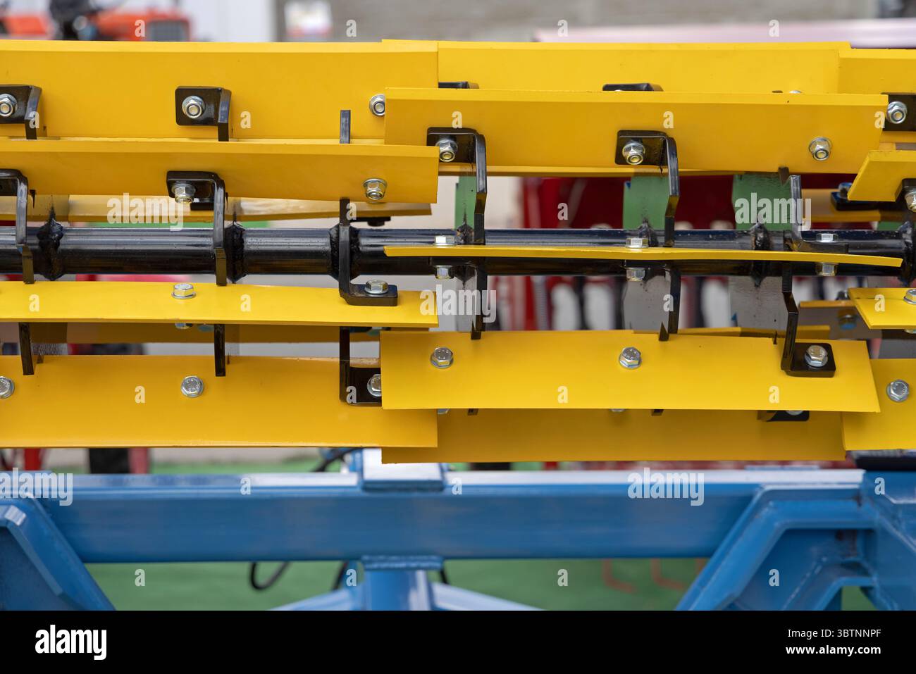 Spring Loaded Row Stalk Cutter Machinery Farming Equipment Stock Photo ...